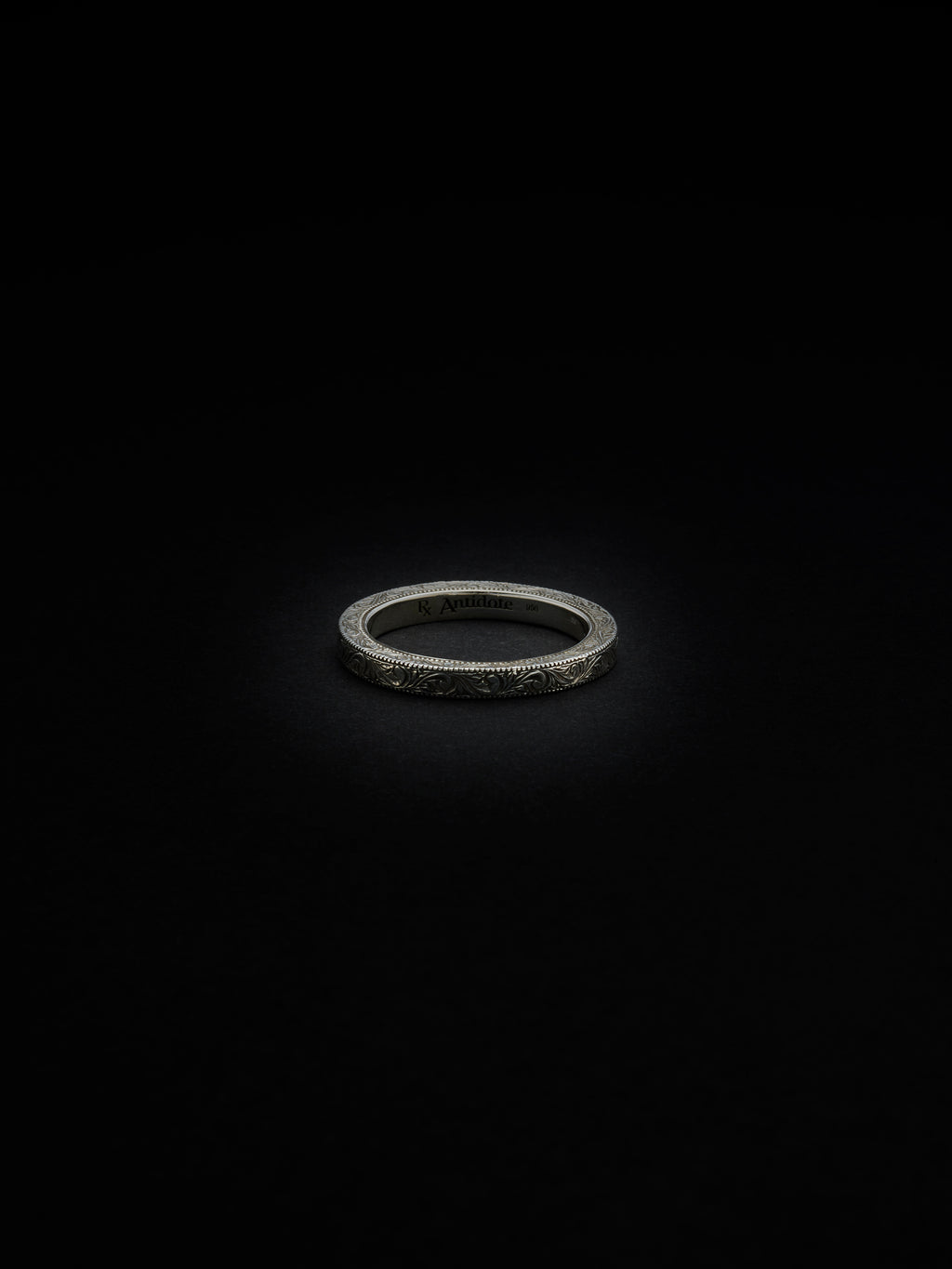 Engraved Flat Ring – Antidote